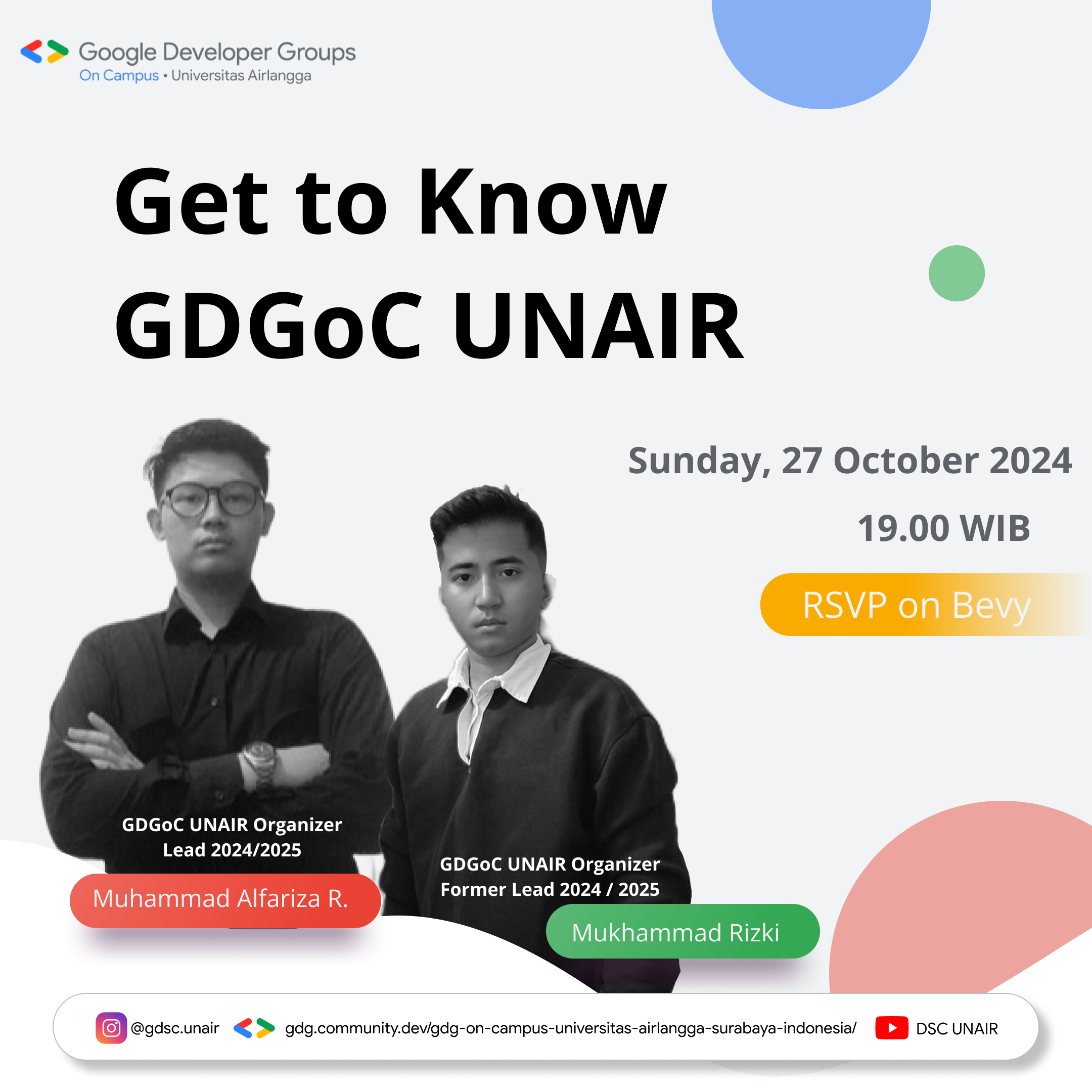 See Get To Know GDGoC UNAIR 2024 / 2025 at Google Developer Groups GDG on Campus Universitas ...